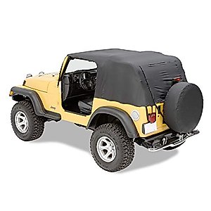 Pavement Ends by Bestop 56812-01 Black Emergency Top for 1997-2006 Wrangler (Except Unlimited)