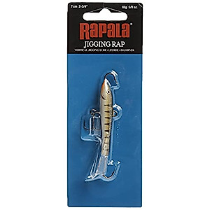 Rapala Jigging Rap 07 Fishing lure, 2.75-Inch, Glow Yellow Perch