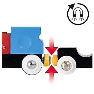 BRIO World 33710 - My First Railway Battery Operated Train Set | 25 Piece Wood Train Set for Toddlers | Inclusive of Accessories and Wooden Tracks | Certified by Forest Stewardship Council