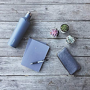 Northbooks A5 Dotted Bullet Notebook Journal | 5.8” x 8.2” Dot Grid Journals | Soft Cover Eco-Friendly Premium Recycled Cream Color Paper 144-Pages | Made in USA | 2-Pack