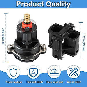 GP76851 Mixer Cap and GP500520 Pressure Balancing Unit, Compatible with Kohler GP77759 Mixer Cap, Shower Cartridge Replacement Valve Repair Kit, for Rite-Temp and 1/2" Shower Valve