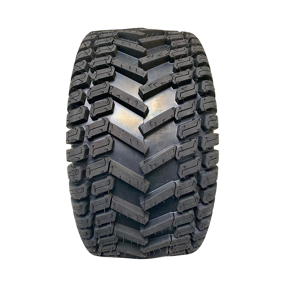 Marastar 20808-TO Tubeless Pneumatic 20x8.00-8 Tire Only, Replacement Riding Lawn Mower Tire, Turf Traction Tread