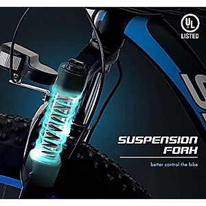 YinZhiBoo Electric Bike E-Bike Fat Tire Electric Bicycle 26" 4.0 Adults Ebike 1000W Removable 48V/13AH Battery 21-Speed Shifting for Trail Riding/Excursion/Commute UL and GCC Certified