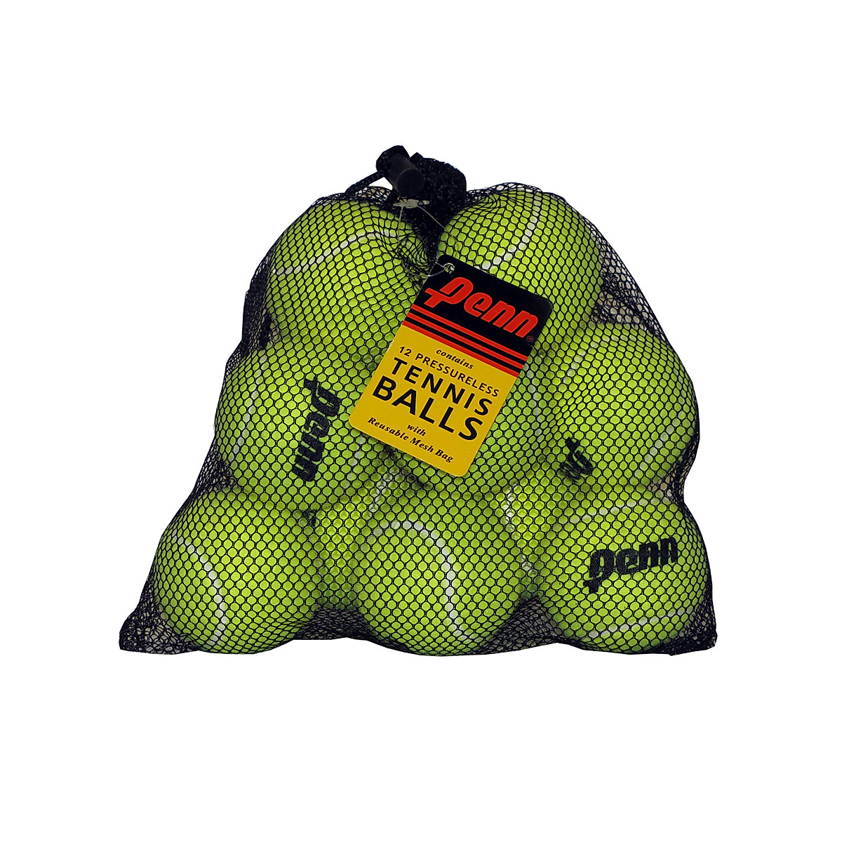 Penn Pressureless Tennis Balls,12 Ball Mesh Bag