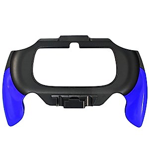 OSTENT Flexible Joypad Bracket Holder Hand Handle Grip for Sony PlayStation PS Vita PSV PCH-2000 Color Blue