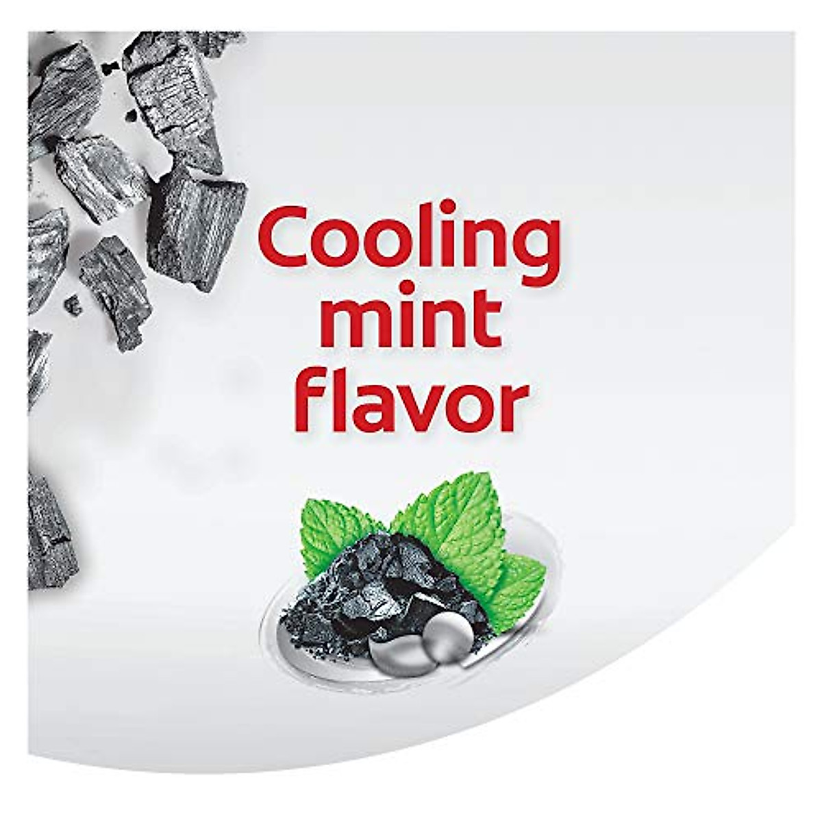 Colgate Charcoal Teeth Whitening Toothpaste, Natural Mint Flavor, Vegan, 4.6 Ounce, 3 Pack