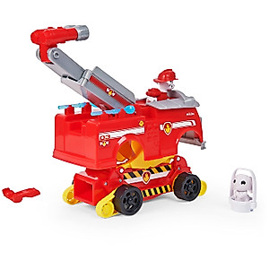 Spin Master 6063638 PAW Patrol Marshall Rise and Rescue Transforming Toy Car with Action Figures and Accessories