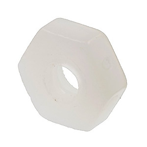 Prime-Line 9119697 Machine Screw Hex Nuts, #4-40, Nylon, (25-pack)
