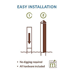 Studio M : 40" Garden Art Pole - I Get by PL1077