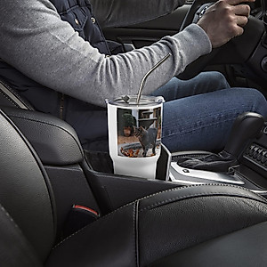 Custom Tumbler 30oz Print in USA Personalized Photo Text Name Logo Stainless Steel Coffee Cup with Lid Personalized Gifts for Birthday Anniversary Couples Friends Families Office