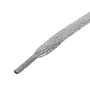 Allegra K Glitter Shiny Metallic Sparkling Shimmery Flat Sneakers Shoelace Shoe Laces Strings 110cm/43.31" Silver