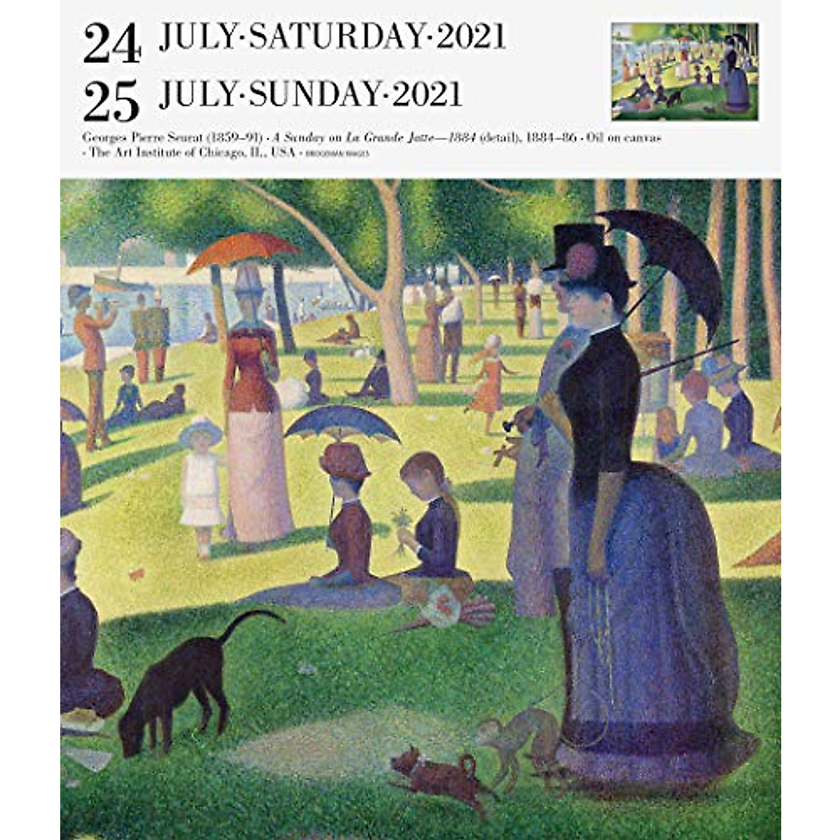 Art Page-A-Day Gallery Calendar 2021