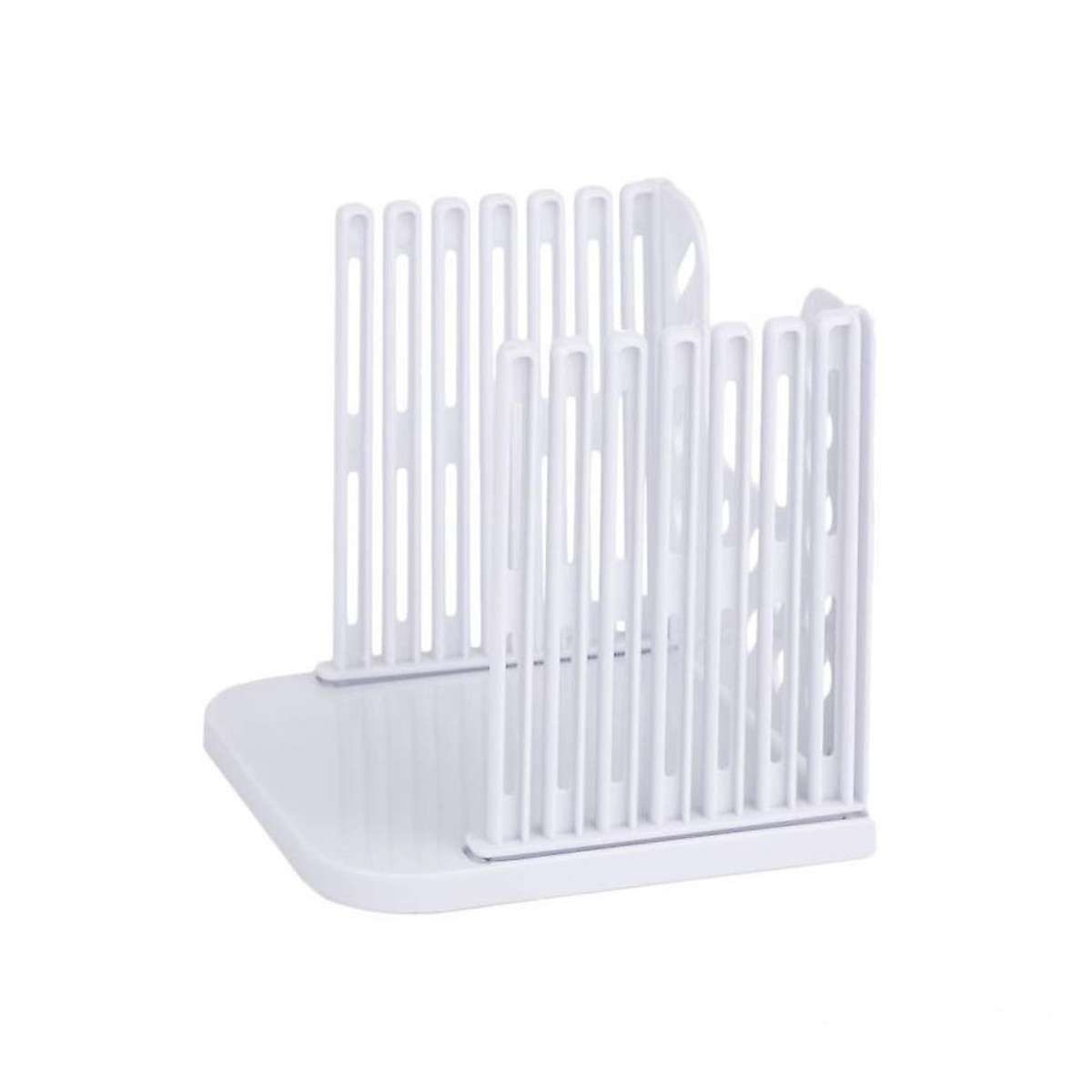 Adjustable Toast Slicer Toast Cutting Guide for Homemade Bread, Plastic Bread Slicer Loaf for Slicing Bread Foldable Kitchen Baking Tools (White)