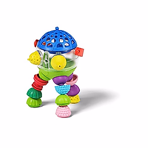 Lalaboom 3-in-1 Splash Ball And Educational Pop Beads Bath Toy - 12 Pieces - Ages 12 Months to 4 Years - BL510