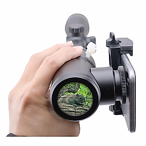 Starboosa Rifle Scope Mount Camera Adapter - Smartphone Camera Adapter for Hunting & Birding -90 Degree Angle - Dual Angles for Sighting and Aiming - Outdoor Shooting