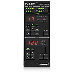 TC Electronic TC8210-DT Classic Mixing Reverb Plug-in with Optional Hardware Controller and Signature Presets