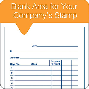 Adams General Purpose Sales Book, 2-Part, Carbonless, White/Canary, 3-11/32 x 5-5/8 Inches, 50 Sets/Book, 3 Books (DC3530)