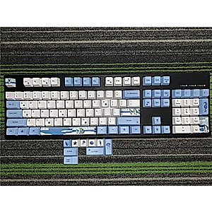 104 Keys Penguin OEM Profile PBT Keycaps Top Printed Dye Sublimation Switch for Cherry RGB MX Mechanical Keyboard Gaming Replace
