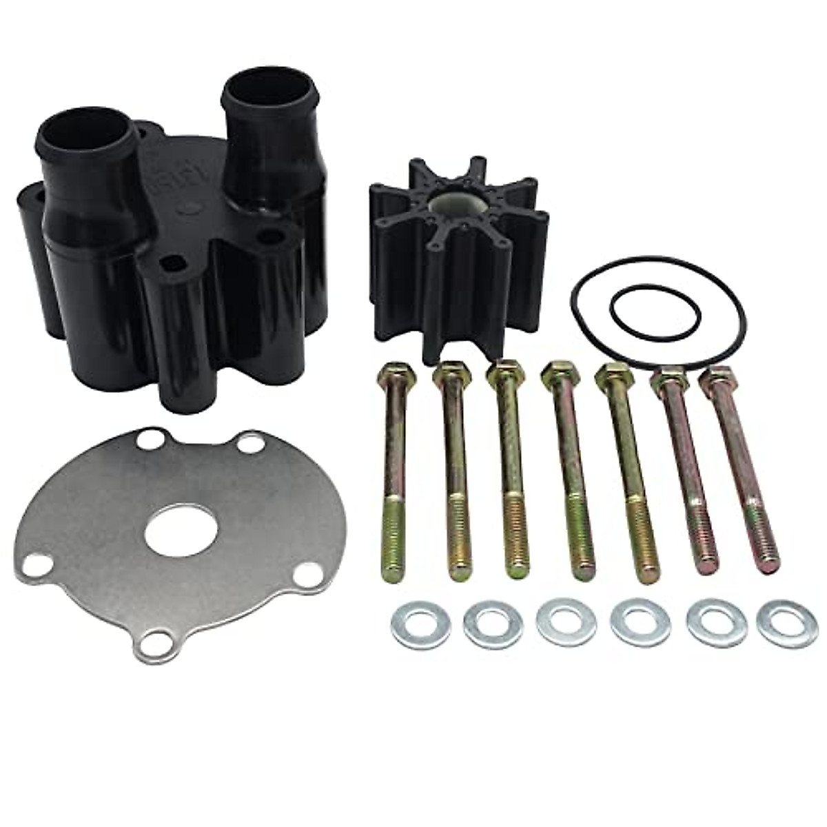 YiheoZux 807151A14 Water Pump Impeller Kit With Housing for MerCruiser Alpha Bravo Engines Sea Water Pump Body Kit Sierra 18-3150