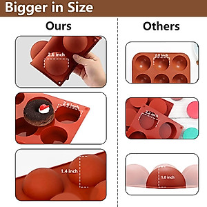 Luvan Silicone Chocolate Molds,Breakable Heart Mold,oreo Chocolate Mold,Number and Letter Mold for Valentine's Day,Children's Birthday Christmas Easter Party Molds for Birthday,Halloween