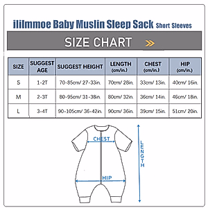 Sincere Muslin Original Cotton Baby boy Girl Sleep Sack with Sleeves Grown Sleep Bag Summer Wearable Blankets 3-4Ymonths Star/L