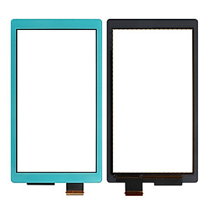 A-MIND Touch Screen Digitizer for Nintendo Switch Lite Only，Front Touch Panel Replacement Parts Repair Set + Tool Repair Kit + Screen Protector (Turquoise)