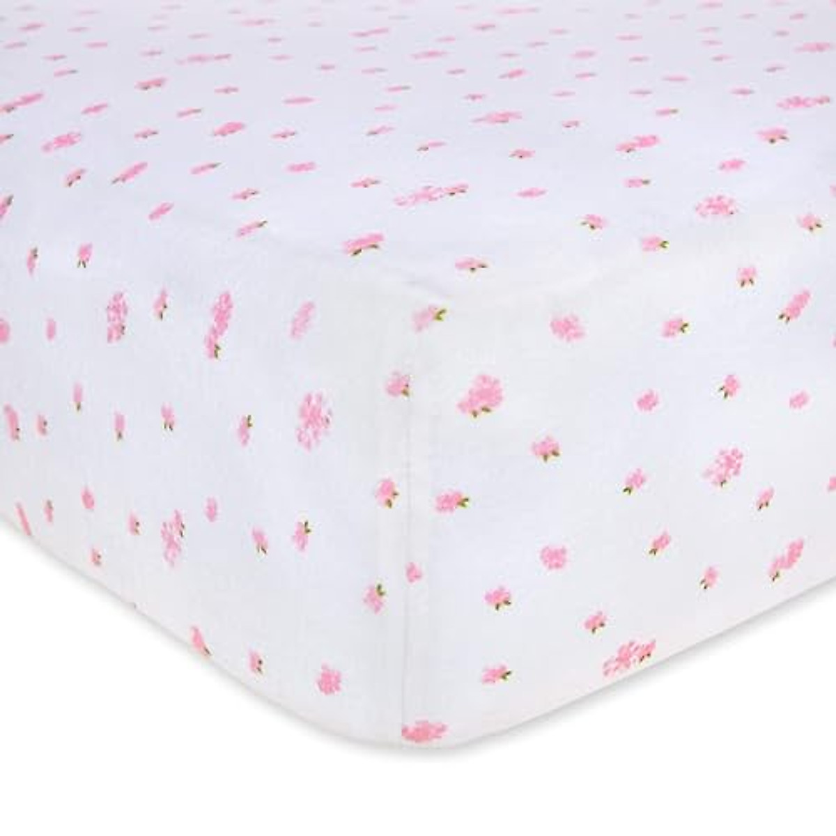 Burt's Bees Baby Essential Organic Cotton Fitted Crib Sheet, Breathable for Boy Girl Standard Crib & Toddler Mattresses