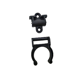 Pactrade Marine Boat Canoe Kayak Pair Of Black Folding Paddle Clip Kit