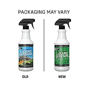 Exterminators Choice Lizard Defense Spray | 32 Ounce and 5 Glue Traps | Natural, Non-Toxic Lizard Repellent and Sticky Traps | Quick, Easy Pest Control | Safe Around Kids & Pets