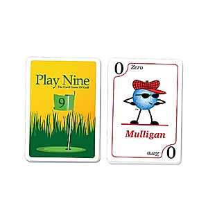 PLAY NINE - The Card Game of Golf, Best Card Games for Families, Strategy Game For Couples, Fun Game Night Kids, Teens and Adults, The Perfect Golf Gift
