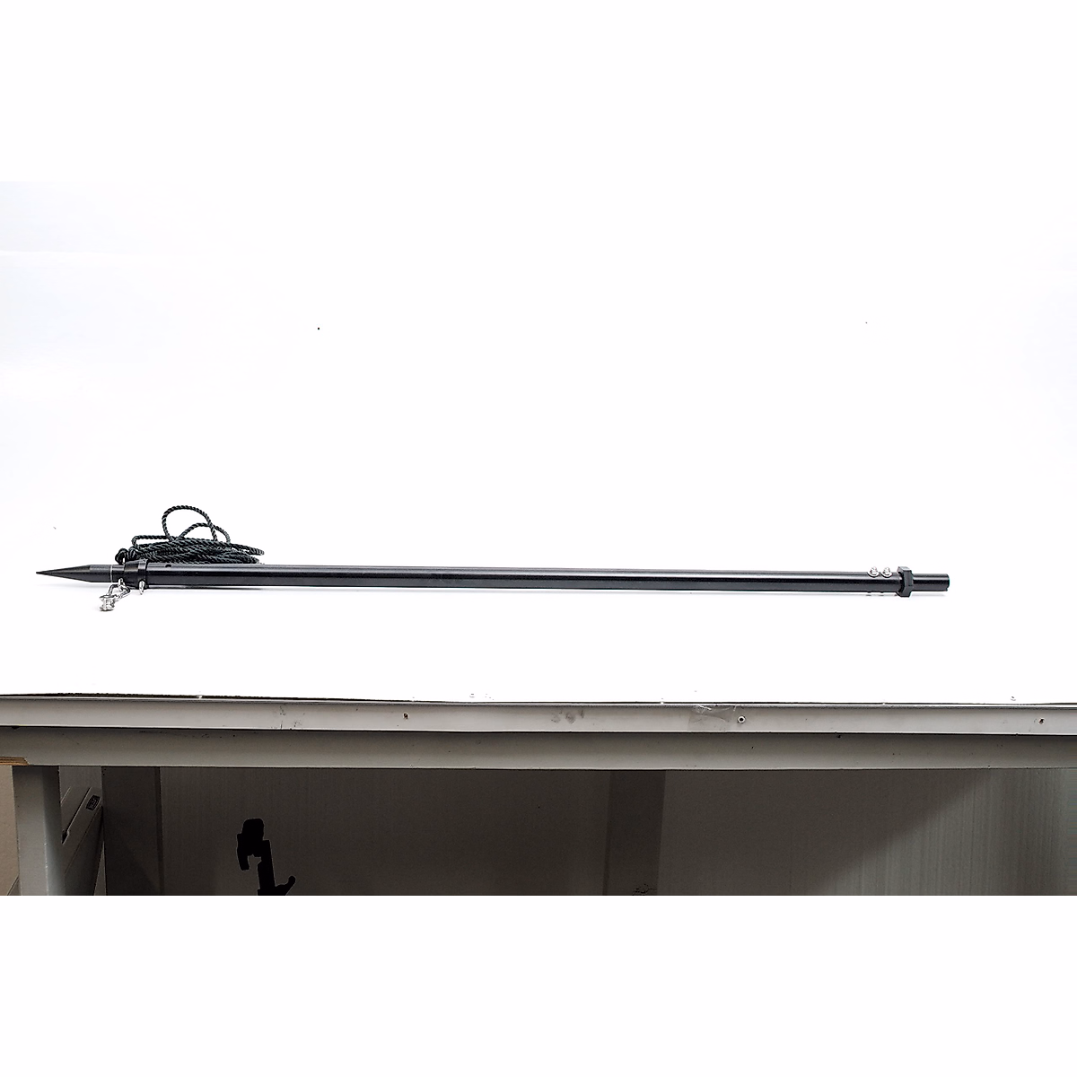 Dev Fishing Teaser Rod Outrigger Dredge Pole w/ #4 Bent Butt End