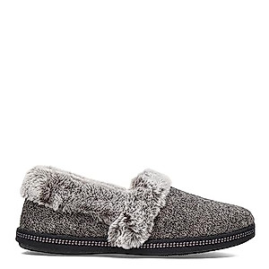 Skechers Women's Cozy Campfire Wakey Slipper, Charcoal, 9