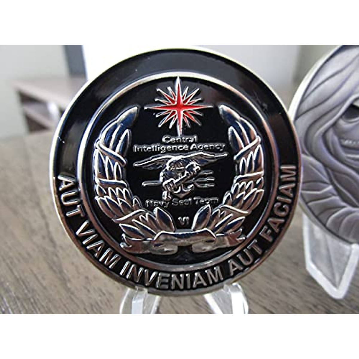 Set of 4 CIA Covert Action Challenge Coins SAD SOG Seal Team VI Grim Reaper