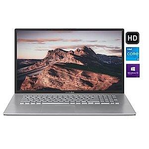 ASUS Vivobook 17 Business Laptop, 17.3" HD Display, Intel Core i5-1035G1, Windows 10 Pro, 12GB RAM, 256GB SSD+1TB HDD, HDMI, WiFi, Bluetooth, PCS