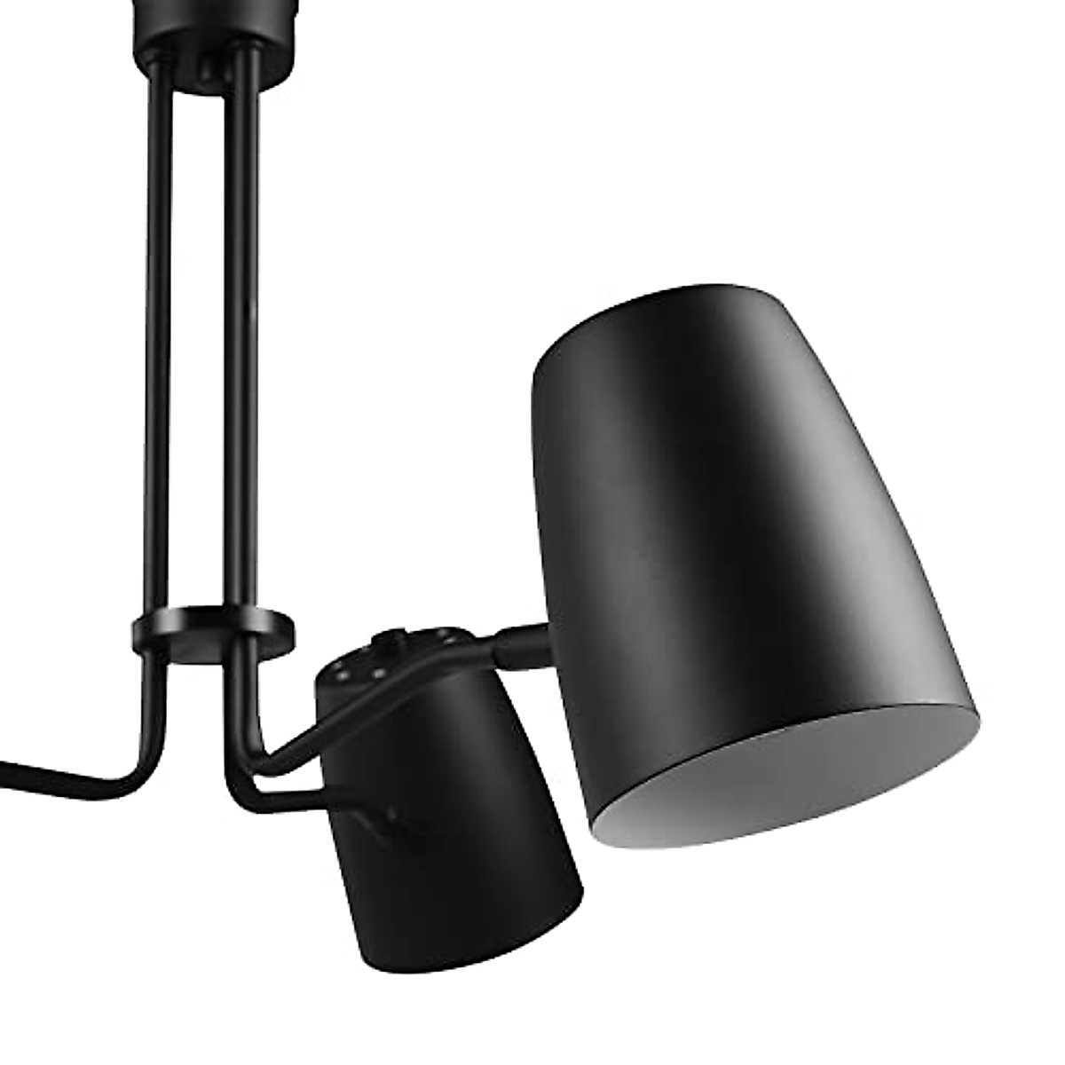 Novogratz x Globe Logan 3-Light Chandelier, Matte Black