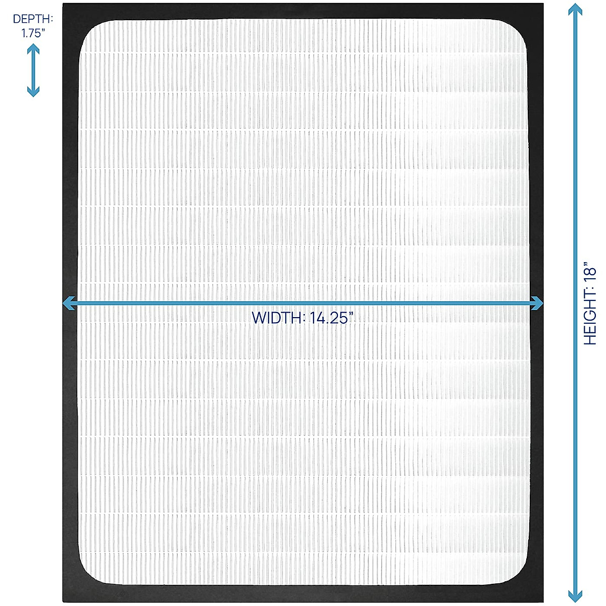 Filter Bros 200 HEPA Replacement Filter Particle Fits BLUEAIR 205, 280i