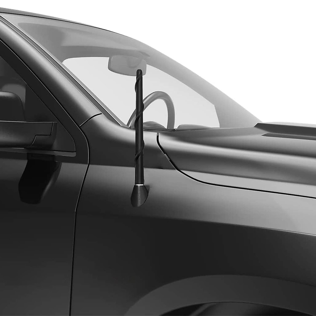 Short Antenna for Ford F150 2009-2024, Ford F250 F350 2017-2024, Truck Antenna Ford F150, 7 Inch F250 F350 Bronco Stubby Antenna Replacement, Ford F150 Accessories