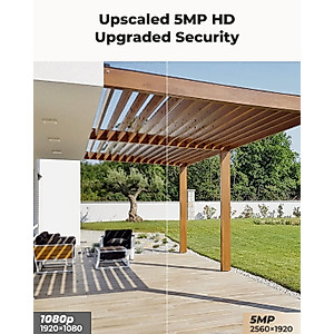 REOLINK PoE Outdoor Home Security Cameras, 5MP Surveillance IP Cameras, Smart Human/Vehicle Detection, Timelapse, 100ft Night Vision, Up to 256GB SD Card, 2X RLC-510A White Bundle 2X RLC-510A-Black