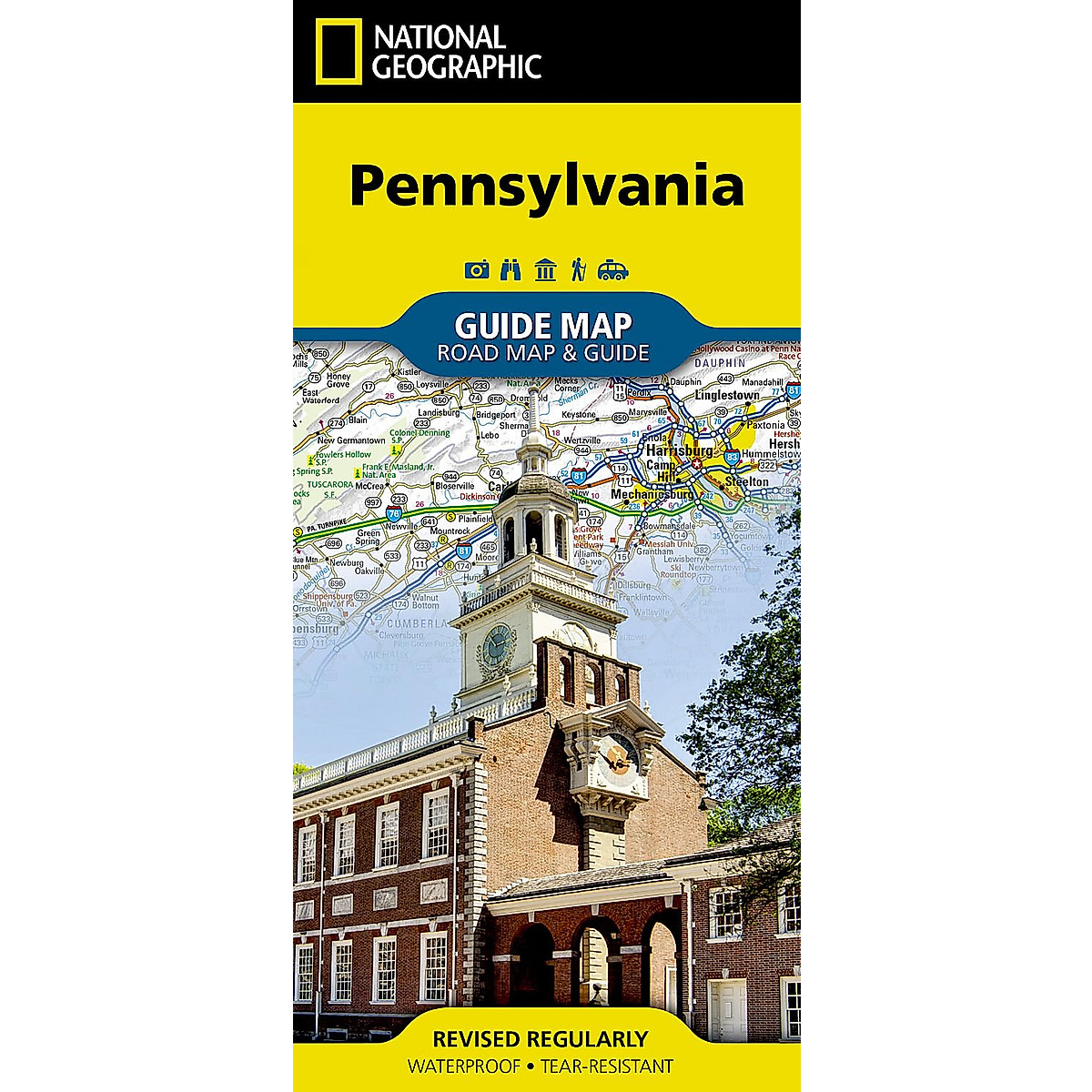 Pennsylvania Map (National Geographic Guide Map)