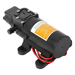 Amarine Made Fresh Water Pump Self Priming Sprayer Pump Water Pressure Pump 12V DC 1.2 GPM 35 PSI Diaphragm Pump for Caravan RV Marine Fishing Boat