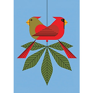 Pomegranate Charley Harper: Cardinals Consorting Holiday Cards