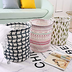 GUAGLL Laundry Basket Clothes Storage Bag Foldable Waterproof Multifunctional Cartoon Large Storage Bag for Clothes