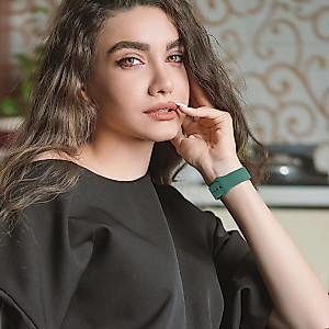 3 Packs Compatible with Veryfitpro ID205L/ID205/ID205U/ID205S/ID205G/SW020/SW021 Smart Watch Bands Soft Silicone Waterproof Adjustable Replacement Bands for Willful Yamay Letscom Letsfit for Women Men