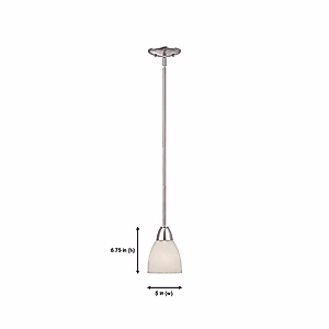 Designers Fountain 15005-MP-35 Torino Mini Pendant, Brushed Nickel
