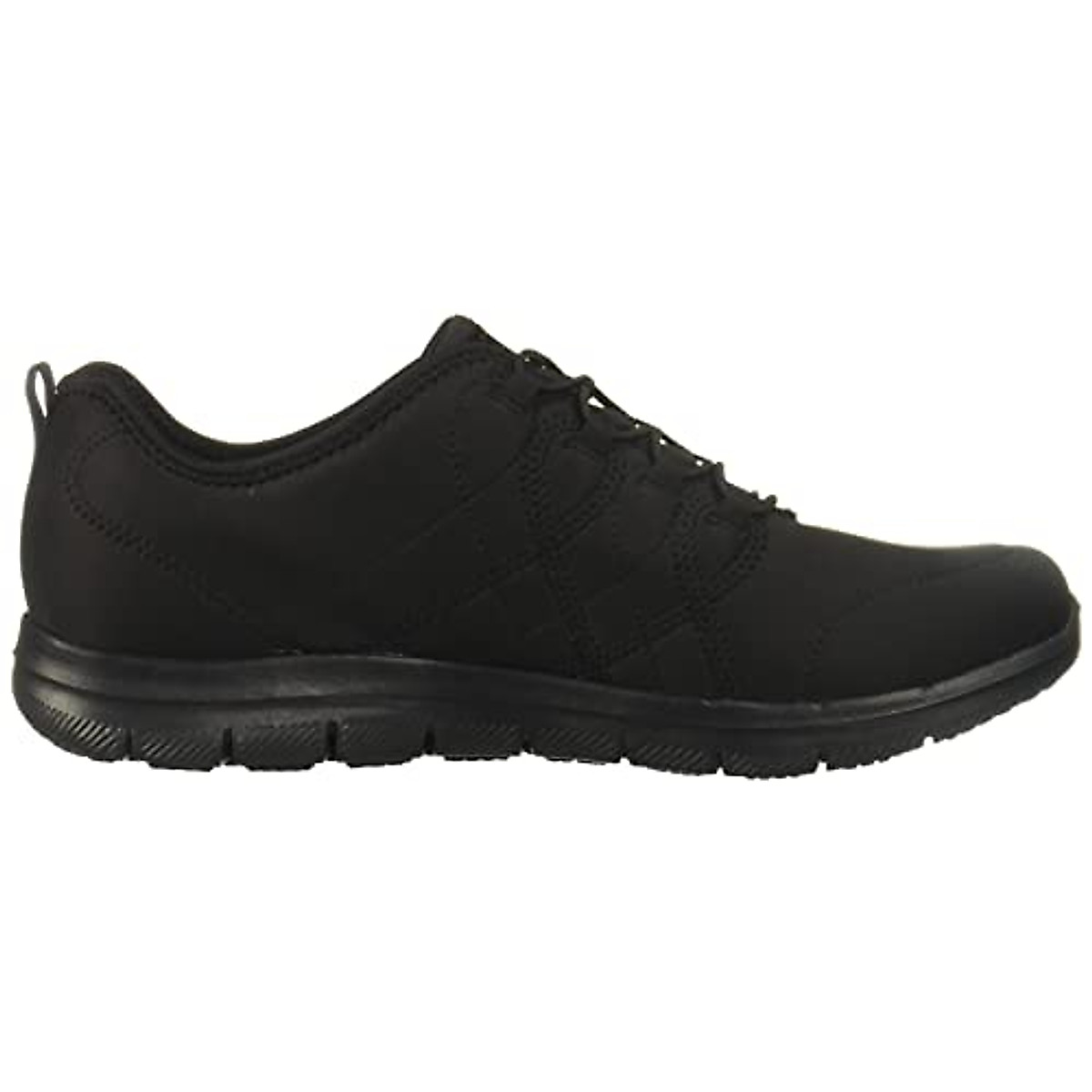 Skechers Women's Ghenter Srelt Work Shoe, Black, 8.5 M US