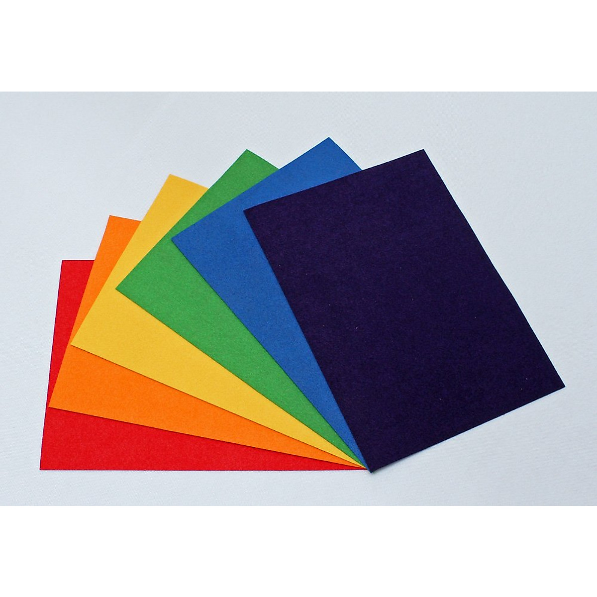Ultrasuede® ST (Soft) 6 Piece Variety Pack - Assorted 5"x 7" Precuts - Rainbow Brights (U007.52)