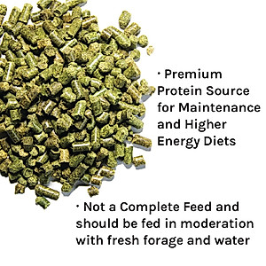 New Country Organics | Alfalfa Pellets for Livestock | Certified Organic and Non-GMO | 50 lbs