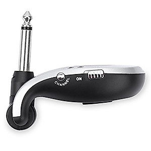 Xvive U2 rechargeable 2.4GHZ Wireless Guitar System - Digital Guitar Transmitter Receiver (Sliver)