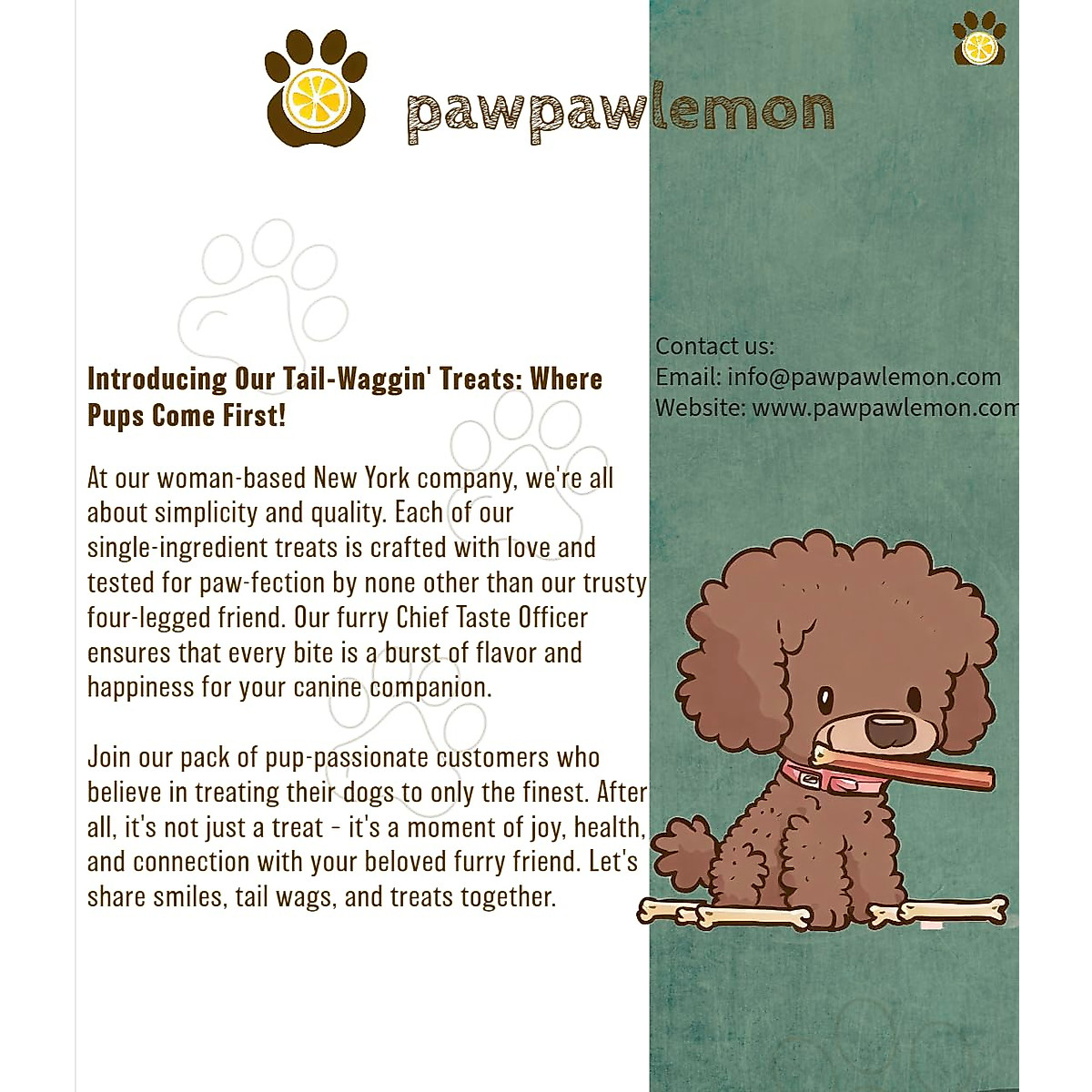 pawpawlemon Bully Sticks for Dogs (6 inch Pack of 20) | Long Lasting Natural Dog Chew | Single Ingredient 100% Beef Pizzle | Packed in The USA | Standard Thickness