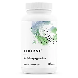 Thorne 5-Hydroxytryptophan (5-HTP) - Serotonin Support for Sleep and Stress Management - 90 Capsules